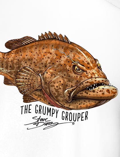 Grumpy Grouper – Steve Diossy Clothing